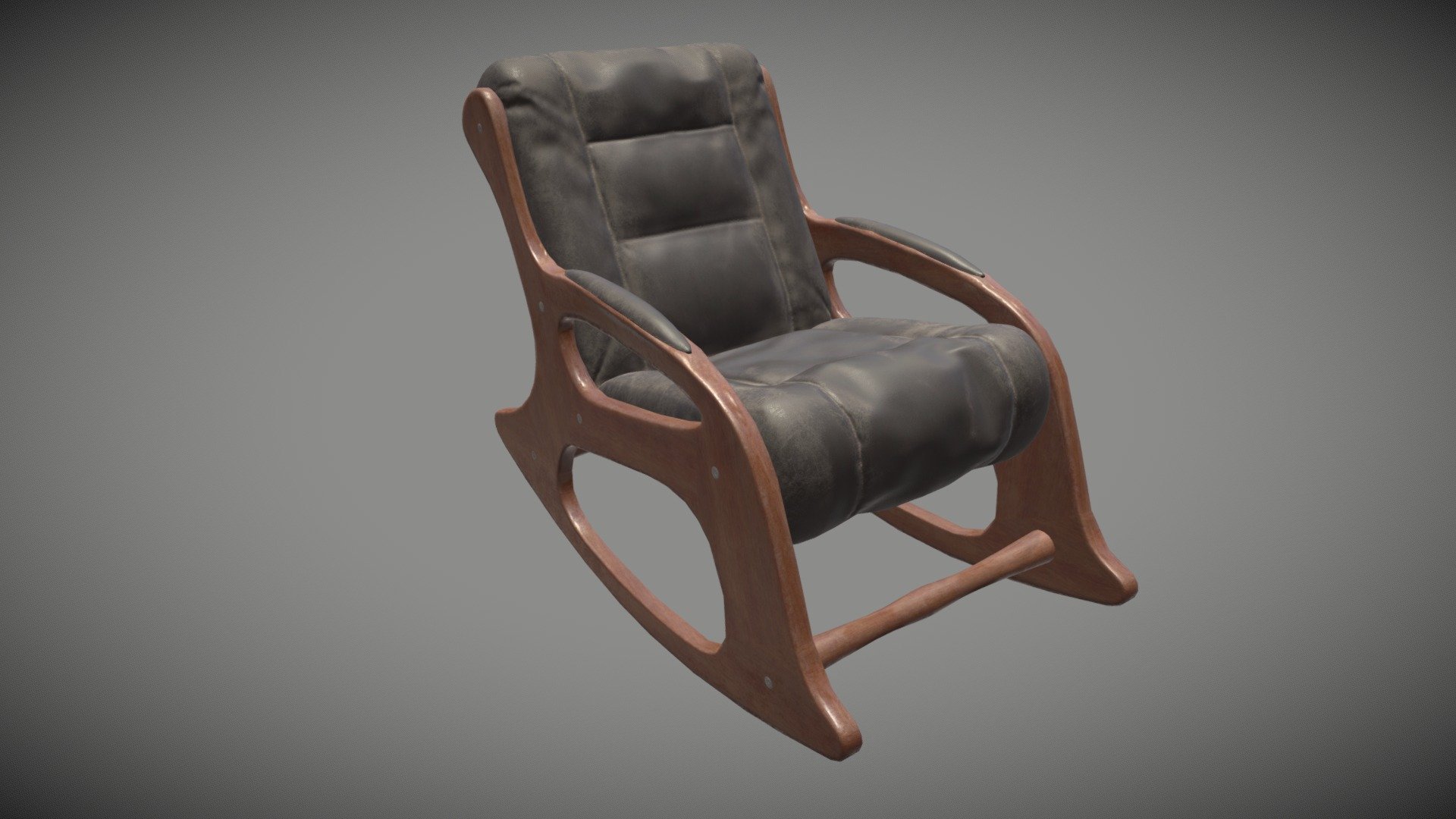 Rocking chair - 3D model by Dima (@Dima59) [4abe703] - Sketchfab