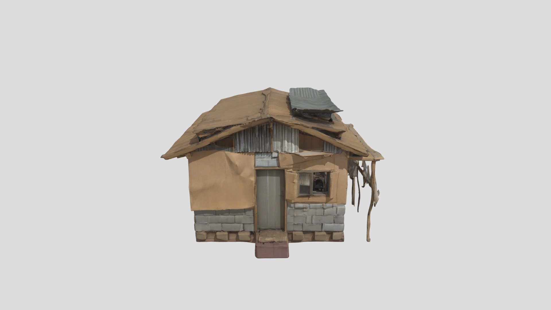 Squatter house - Download Free 3D model by voneicken7 [4abea2f] - Sketchfab