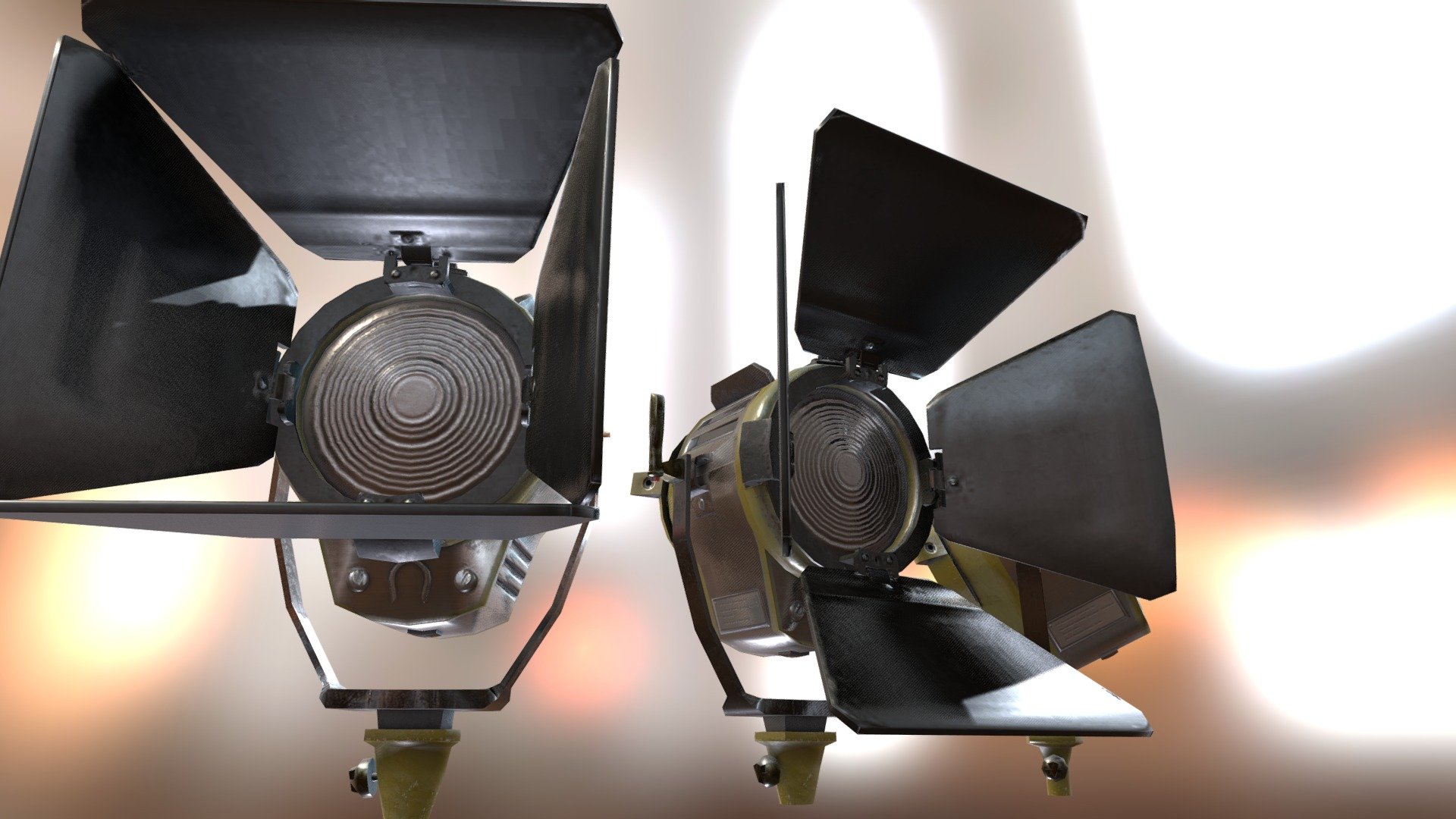 600 Watt Frensel Movie Film Light B - 3D model by Mad_Lobster_Workshop ...