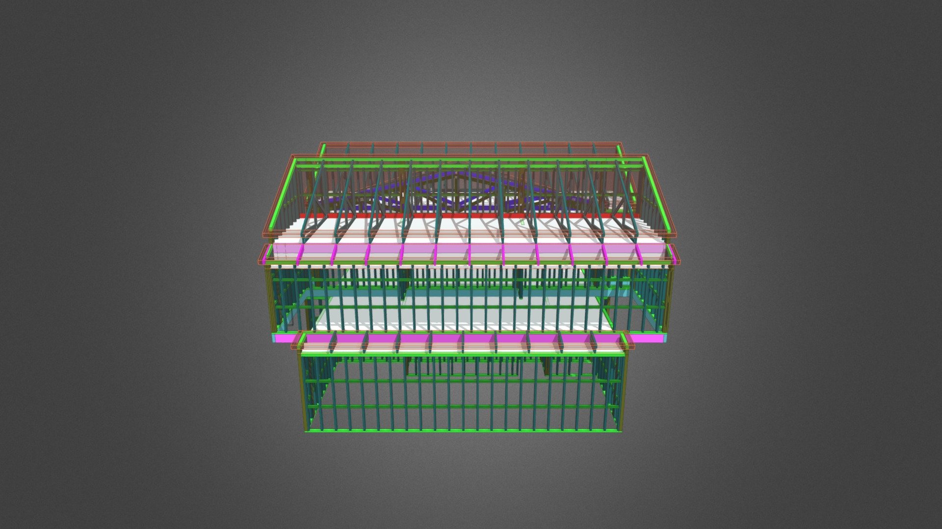 TRUSS DESIGN - 19 & 20 COPPINS ROAD - BLOCK C - 3D model by ...