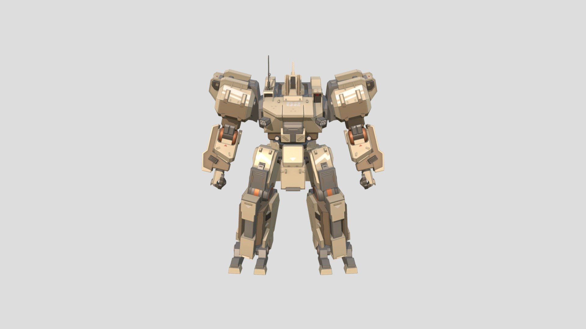 Mecha - 3D model by Tosaki_Umi [4ac260a] - Sketchfab