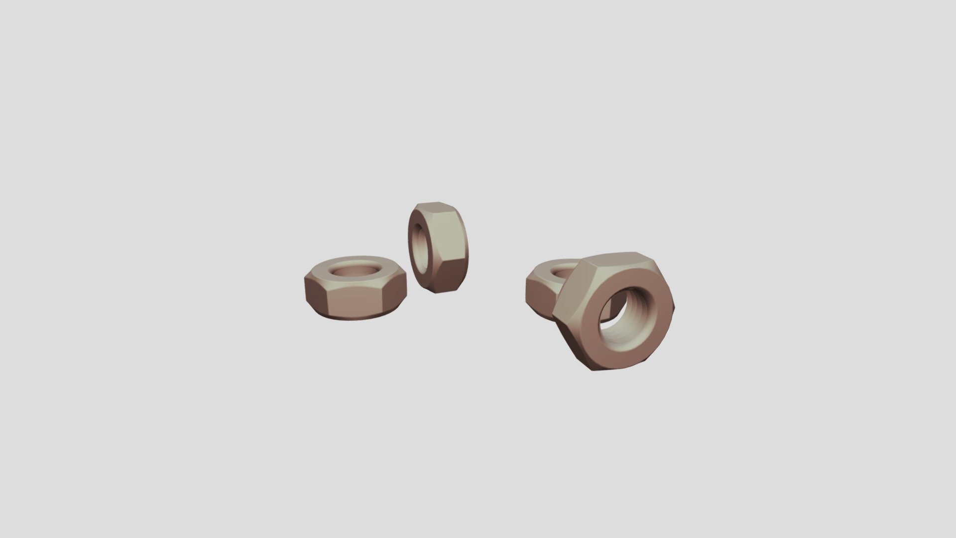 Nuts - 3D model by kraphik3d [4ac2b1d] - Sketchfab