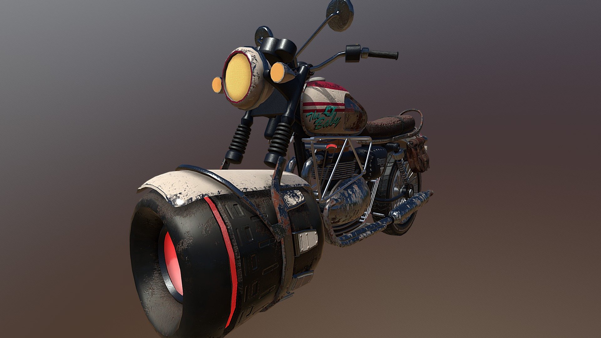 Futuristic Bonneville - 3D model by Kyle Gerber (@kegerber) [4ac31c7 ...