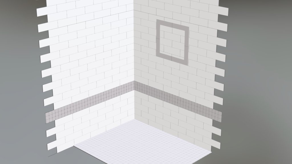 Shower Tiling Design - 3D model by Rodd Halstead (@roddh) [4ac3bf1 ...