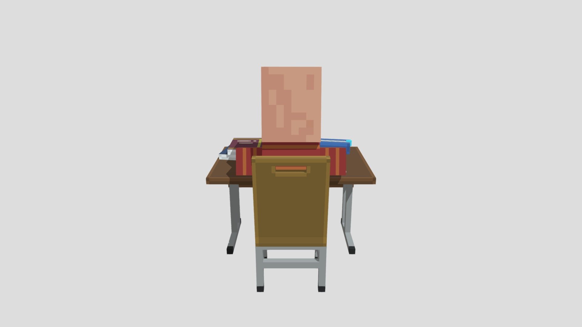 Villager student 1 - Download Free 3D model by digitrichards [4ac5791 ...