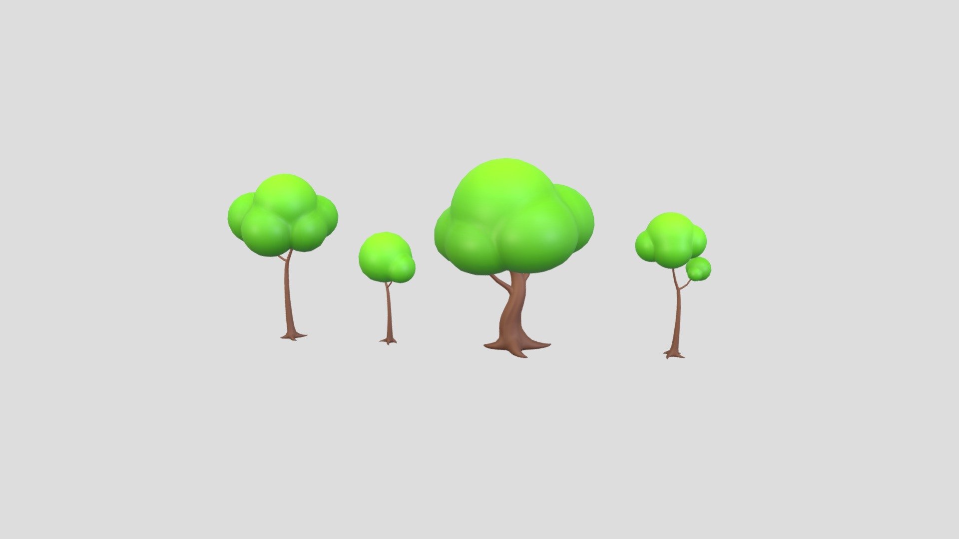 Pack013 Cartoon Tree - Buy Royalty Free 3D model by BaluCG [4ac643b ...