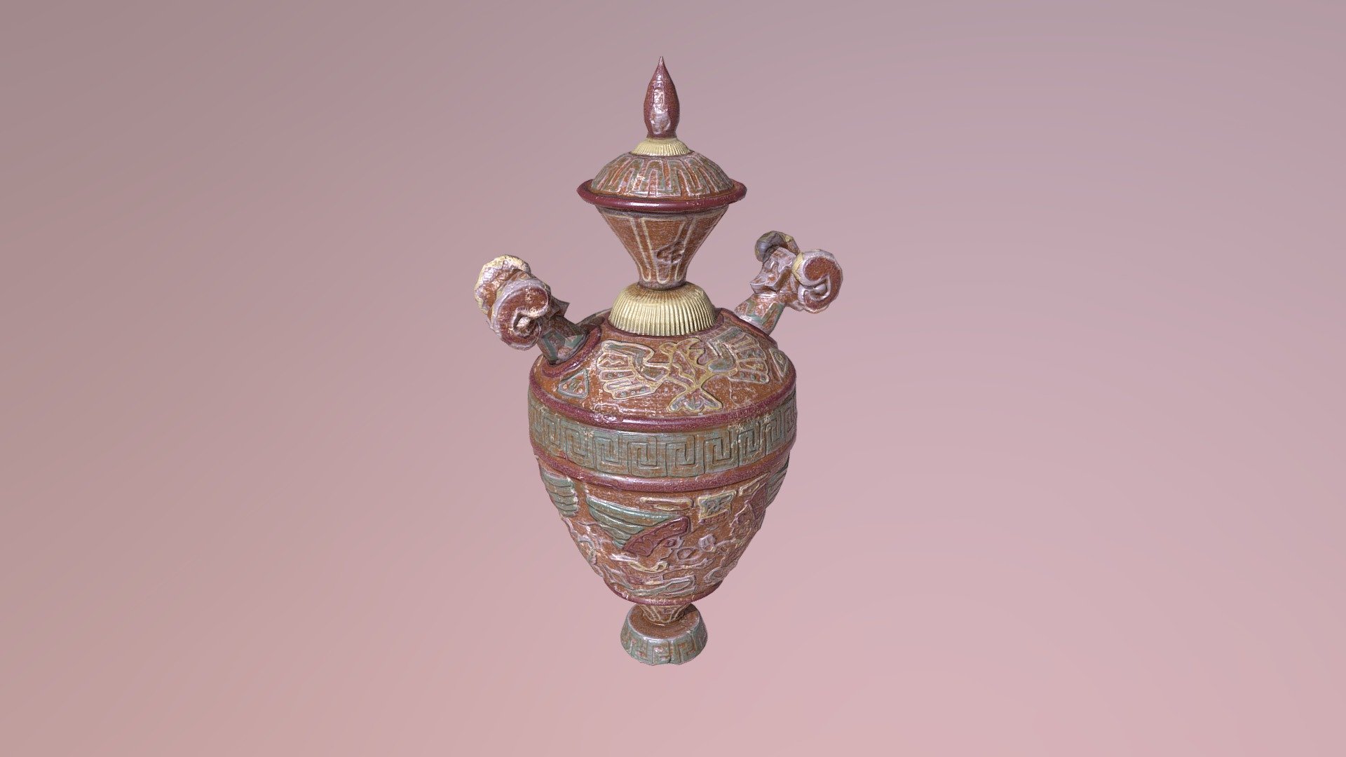 Ancient Aztec Vase - 3D model by AdamMcEvoy [4ac7b6c] - Sketchfab