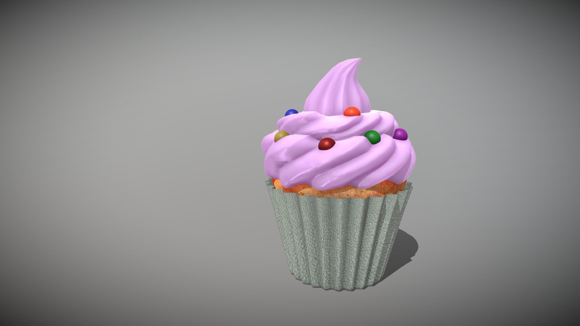 Cupcake - 3D model by JoaoMP [4ac8181] - Sketchfab