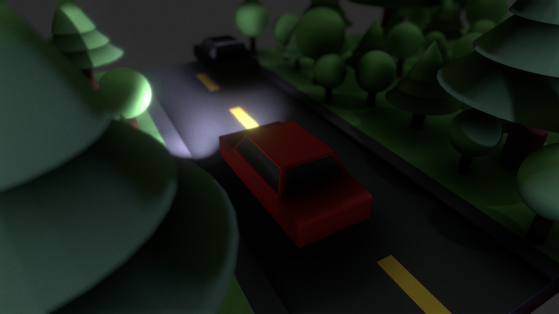 Night Road - 3D model by Marlon Dandelion (@dandelionseth) [4ac949a ...