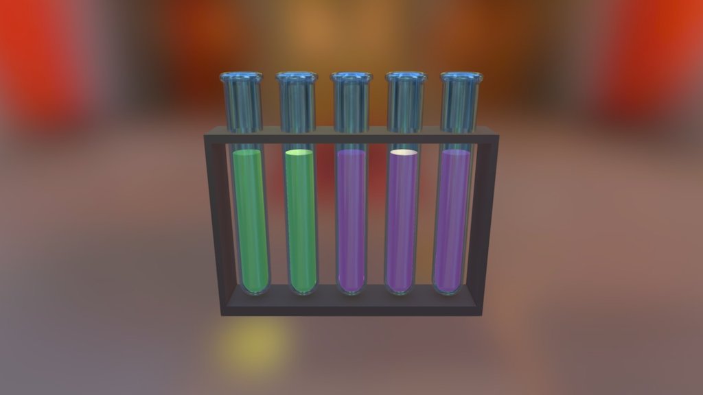 test tubes - 3D model by Collin Anderson (@genaralskar) [4ac992a ...