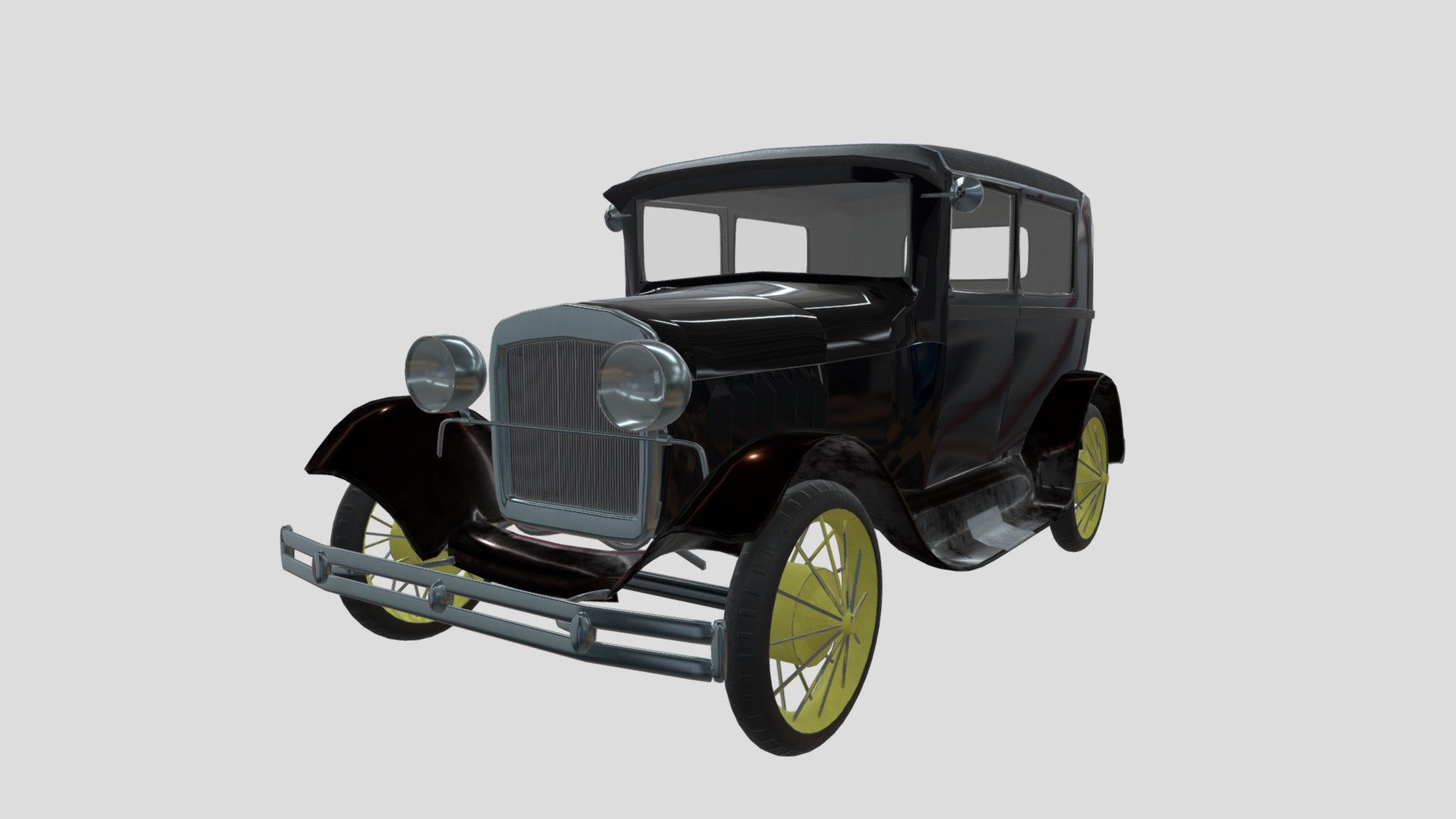 1928 Classic Car "The A" - 3D model by gobriar [4aca16e] - Sketchfab