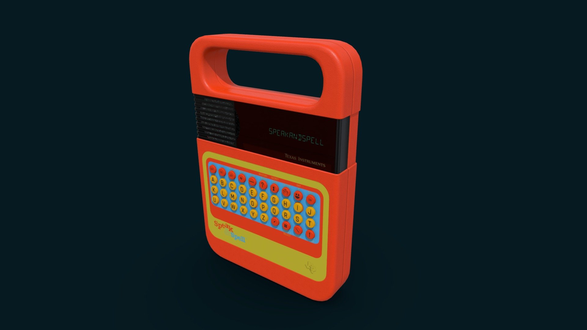 Speak and Spell - 3D model by Jim Platt (@Jimbobuk) [4aca8d2] - Sketchfab