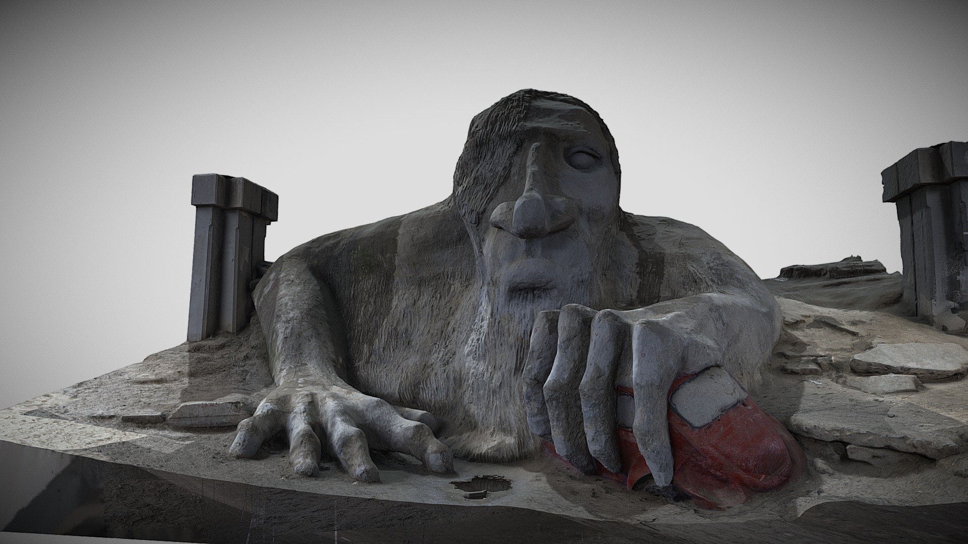 Seattle Troll Under the Bridge @Fremont - Download Free 3D model by ...