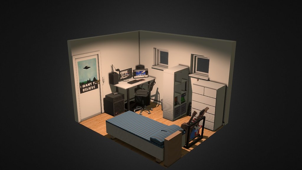 Room - 3D model by Nikolai Dalager (@nikolaidalager) [4ace662] - Sketchfab