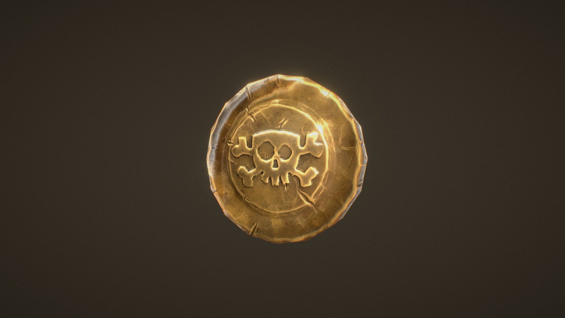 Low poly gold Coin - Download Free 3D model by Topsykretts (@michal ...