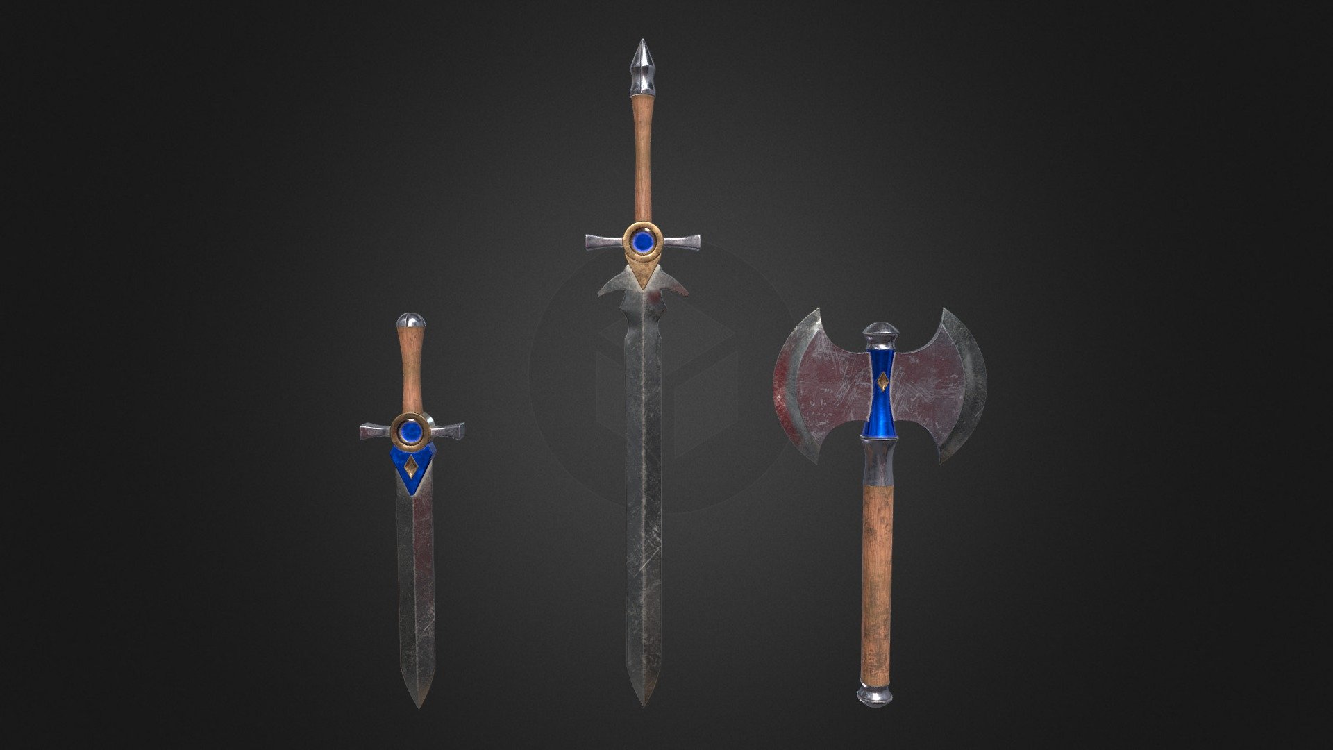 Medieval_Weapon_Free - Download Free 3D model by amsalari [4ad2bbb ...