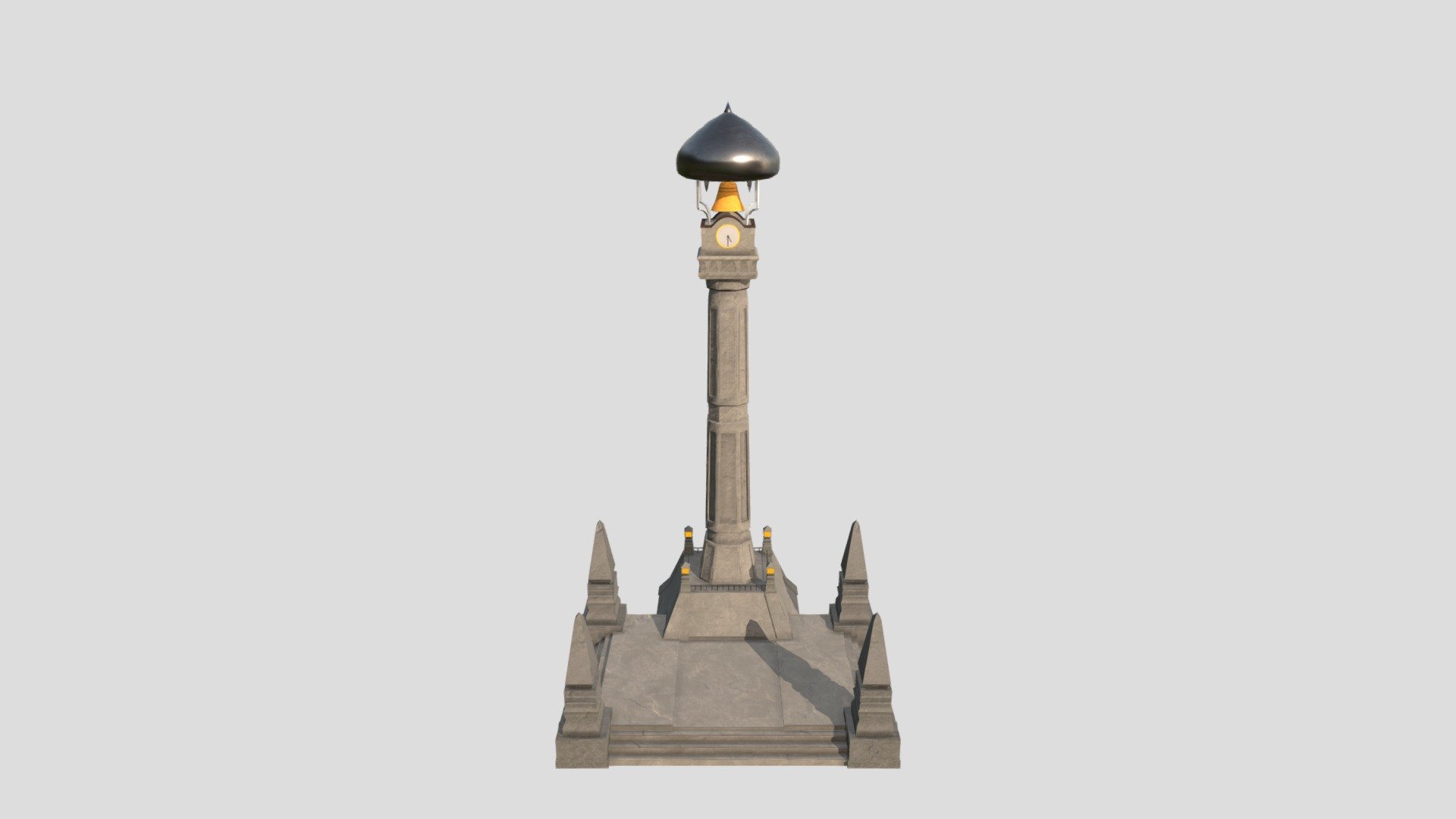 Town Of Beginnings - Teleport statue - Download Free 3D model by Ellis ...