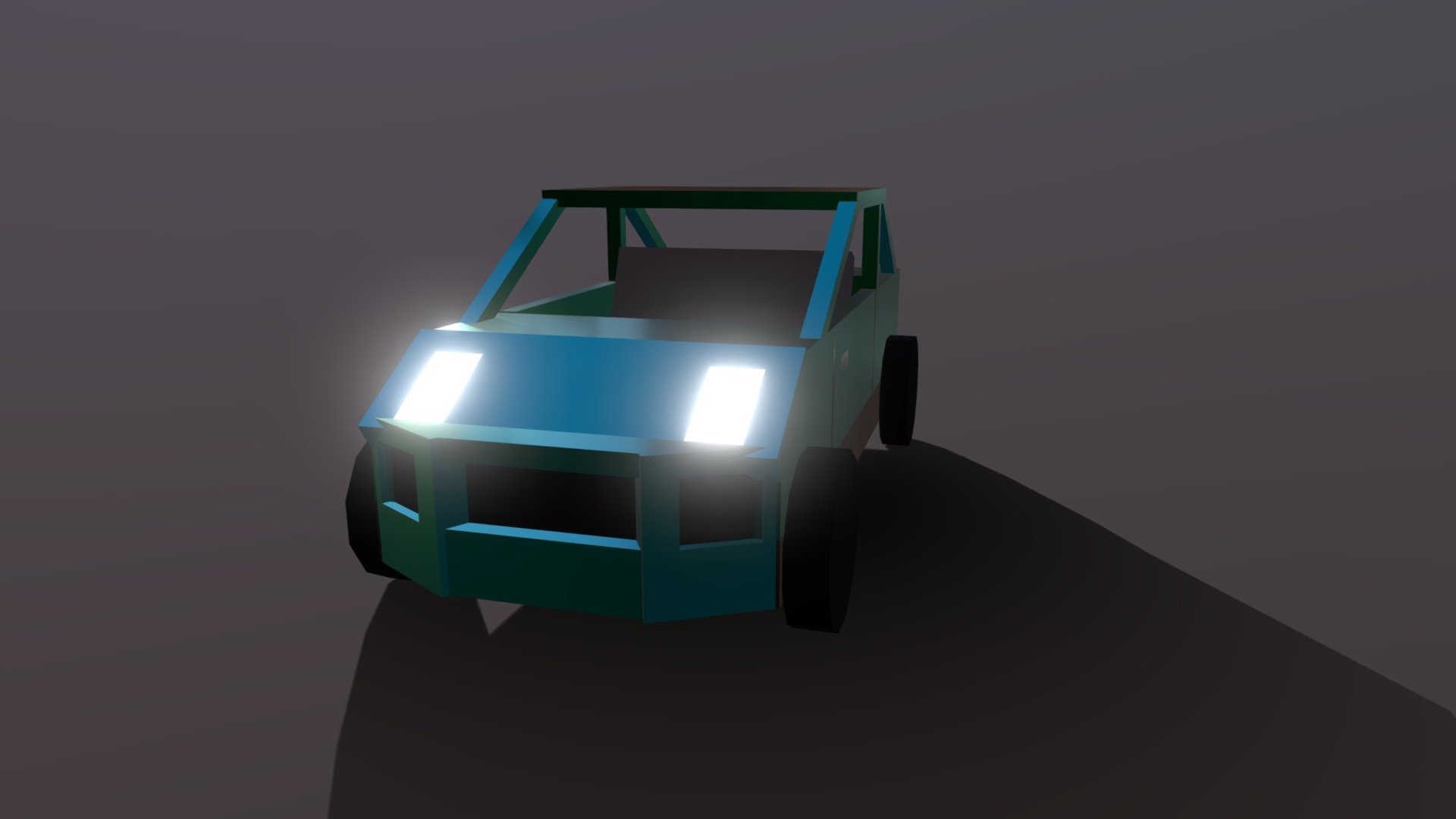 Cyan Car V1.2 - Download Free 3D model by Focoed Iskaosd ...