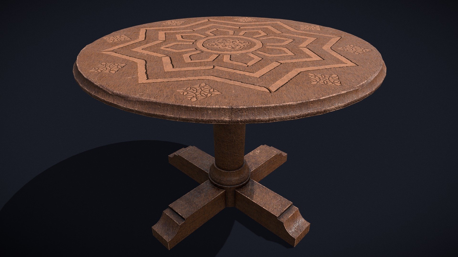 Elegant Round Table - Buy Royalty Free 3D model by GetDeadEntertainment [4ad616d] - Sketchfab Store