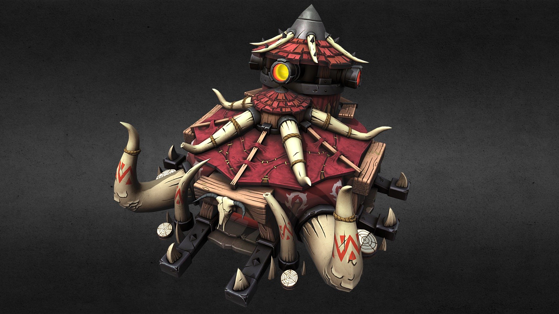 Orc House - 3D model by Tzitzi Ha (@tronghh.TzitziHa) [4ad6f90] - Sketchfab