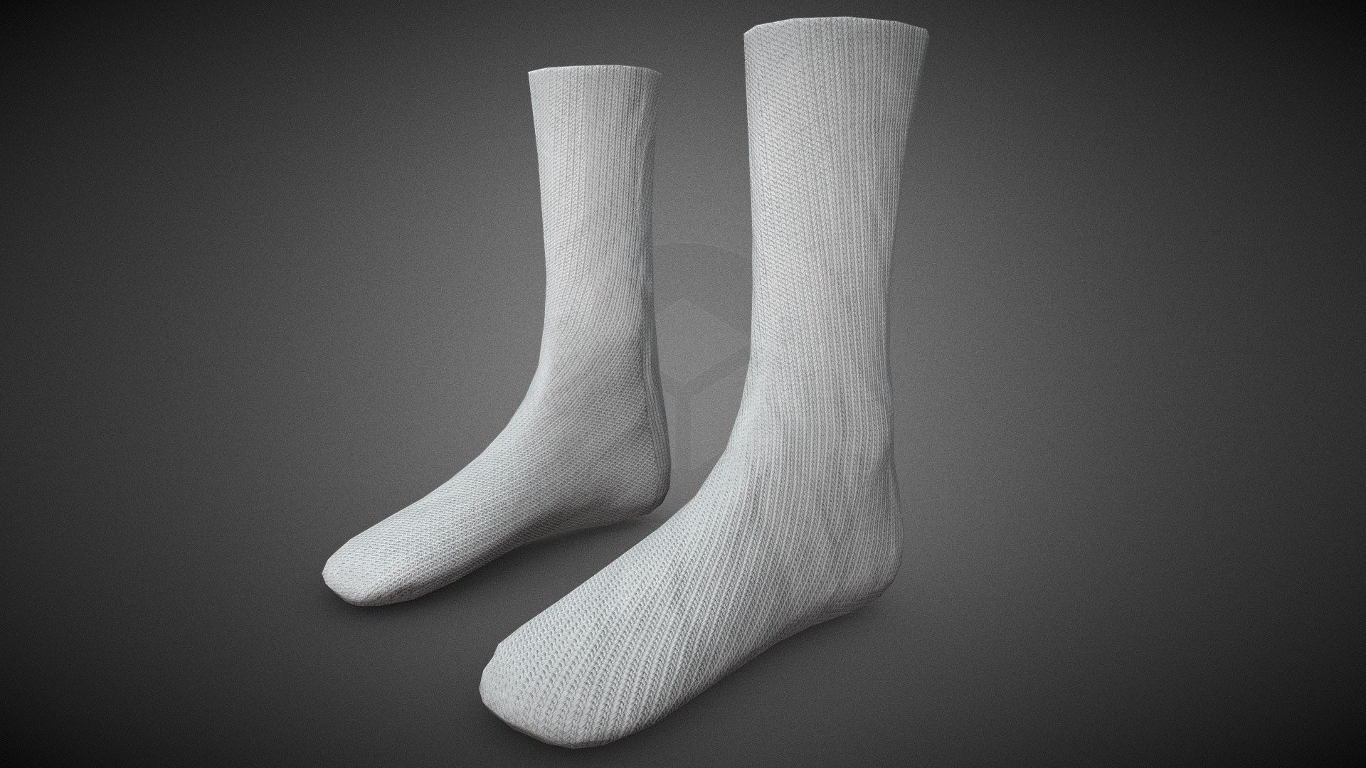 White Socks Style 3 - Buy Royalty Free 3D model by CG StudioX (@CG ...
