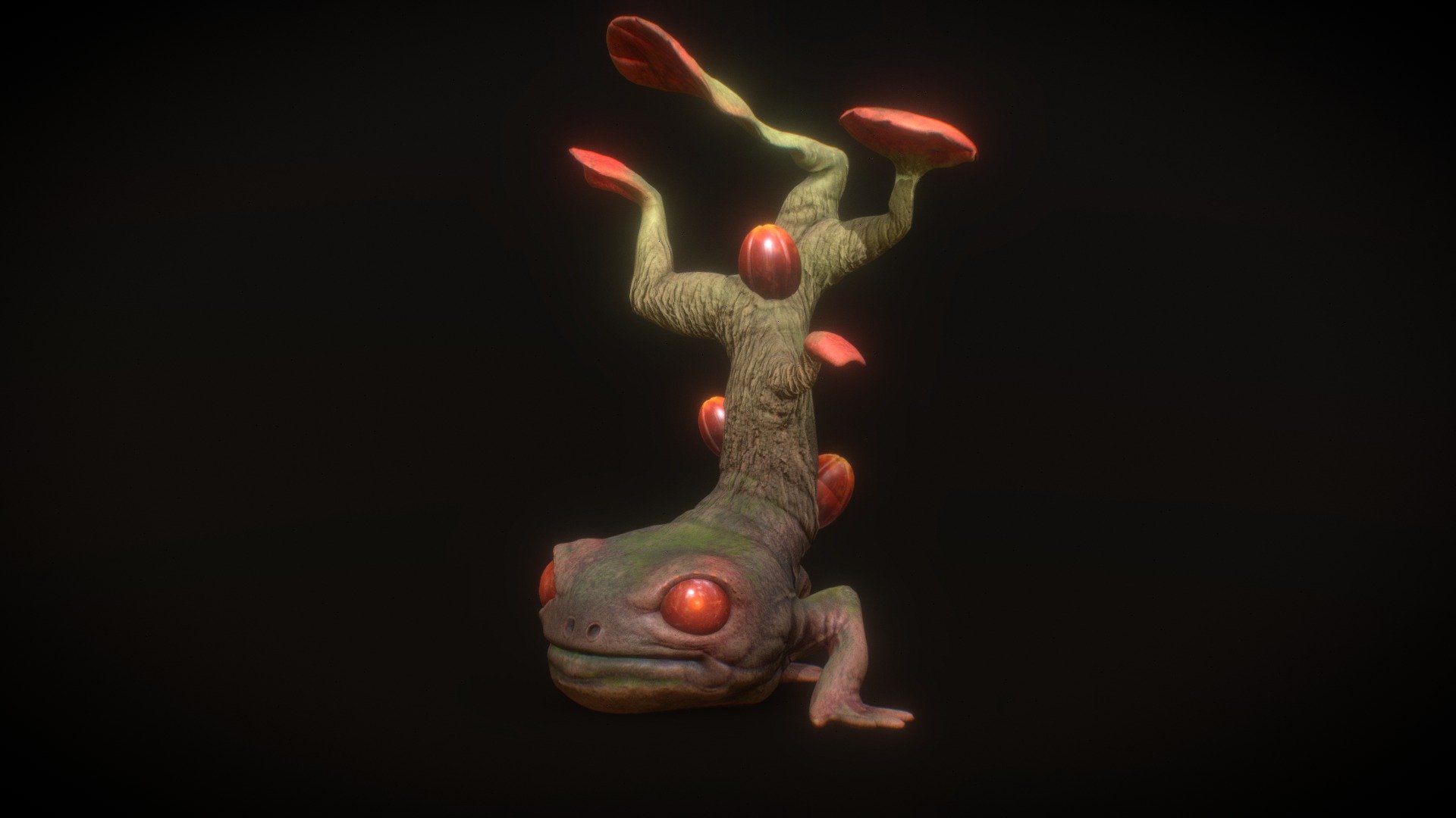 Guardian Frog tree - 3D model by mishter_jokku [4ad83c3] - Sketchfab