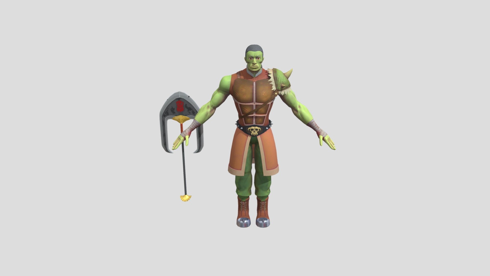 Ogre Modelling + Weapon - 3D model by Randika3D (@wazzuporange812 ...