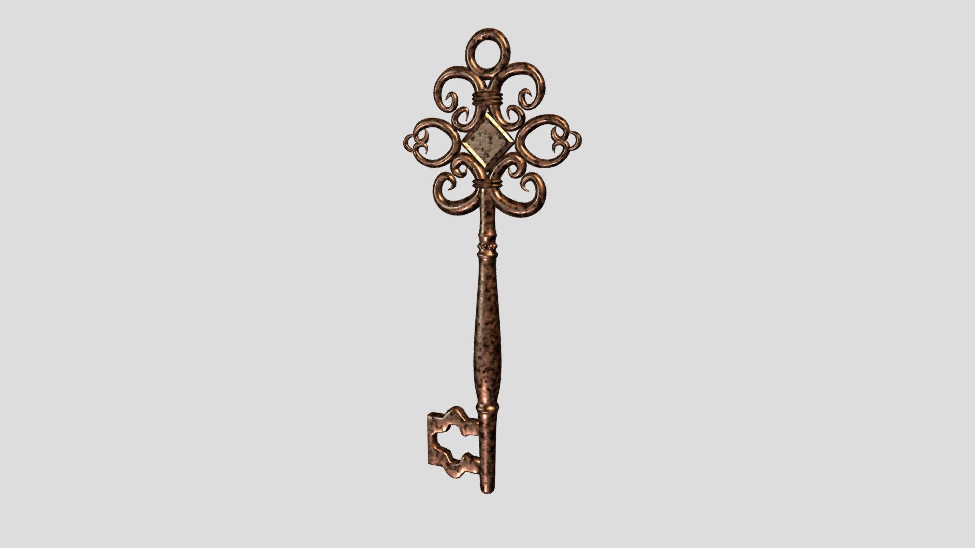 Antique Key 001 - 3D model by shichikinJP [4ad963d] - Sketchfab