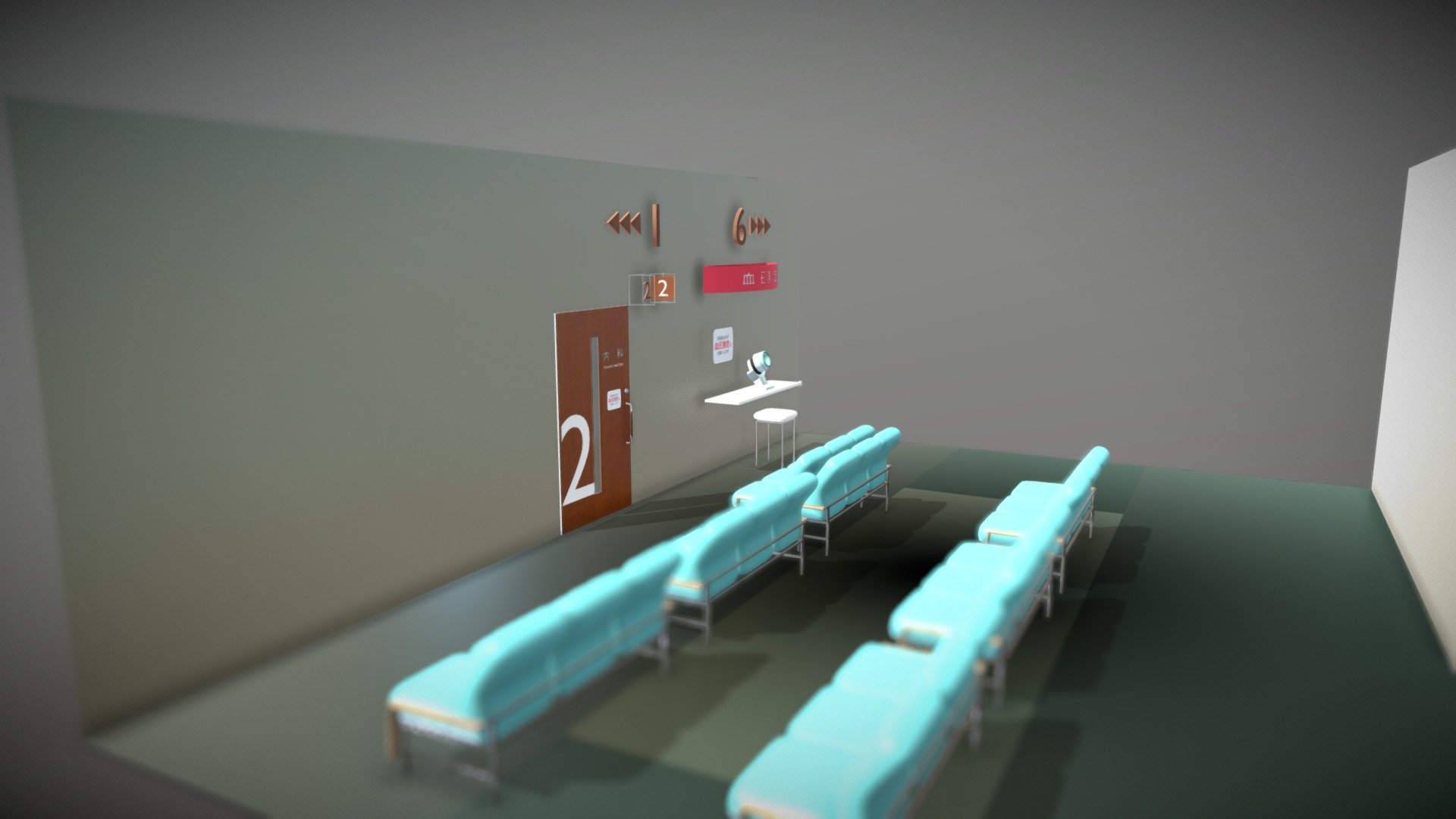 hospital japan chiba - Download Free 3D model by AXIS (@axis_sign ...