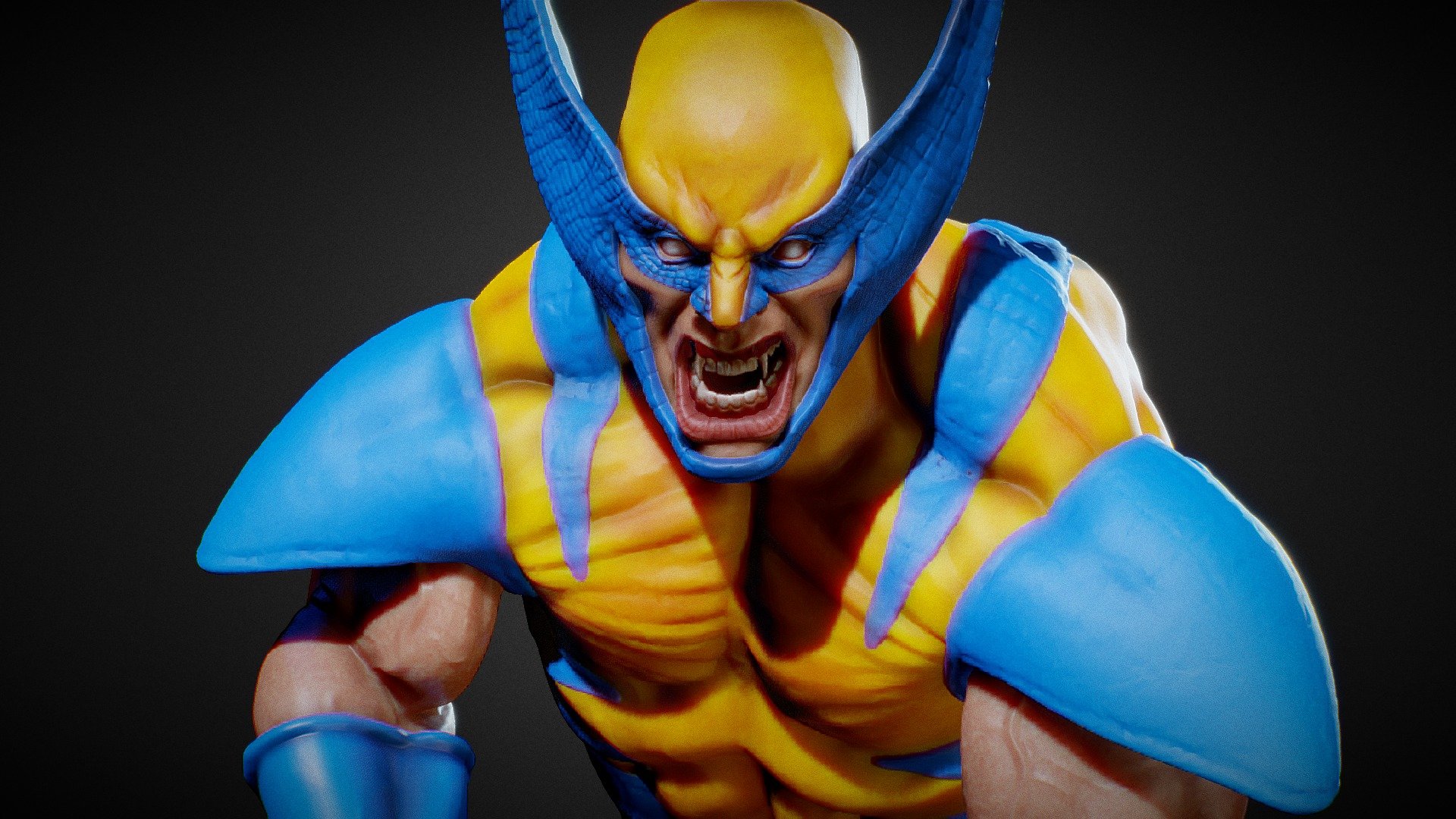 Wolverine - 3D model by Samuel (@hostil.e) [4adcf0a] - Sketchfab