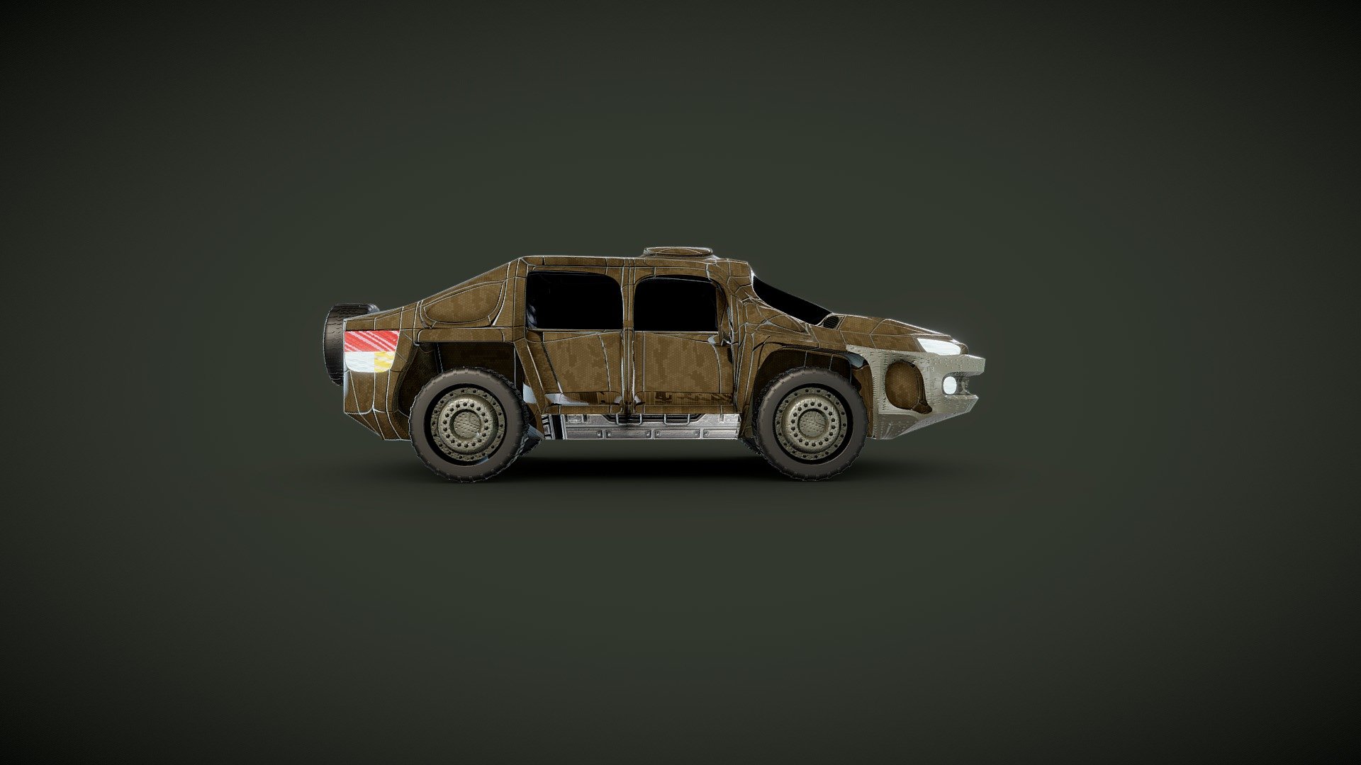 Hummer type vehicle - Download Free 3D model by VertaScan [4add490 ...