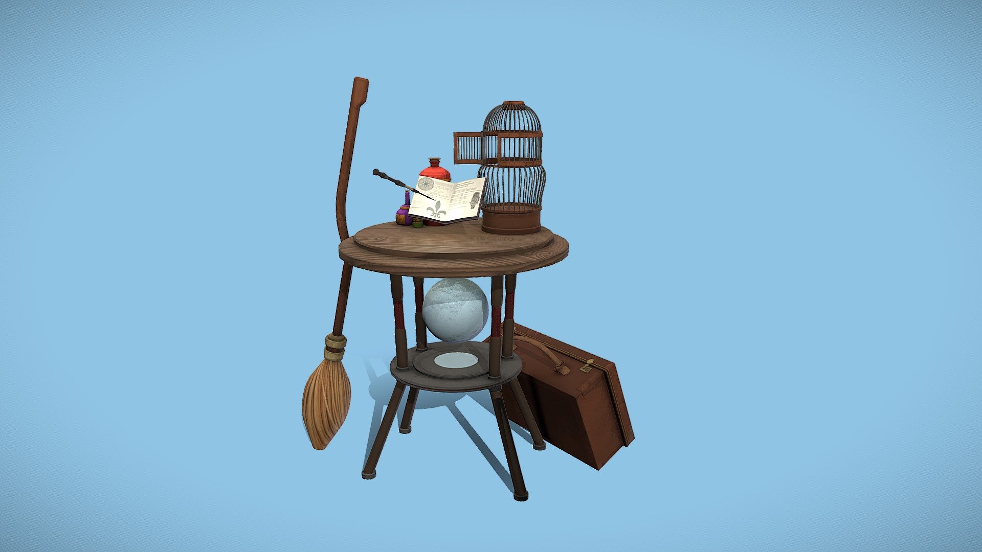 Wizard Table - 3D model by TimoBoomsma [4addc78] - Sketchfab