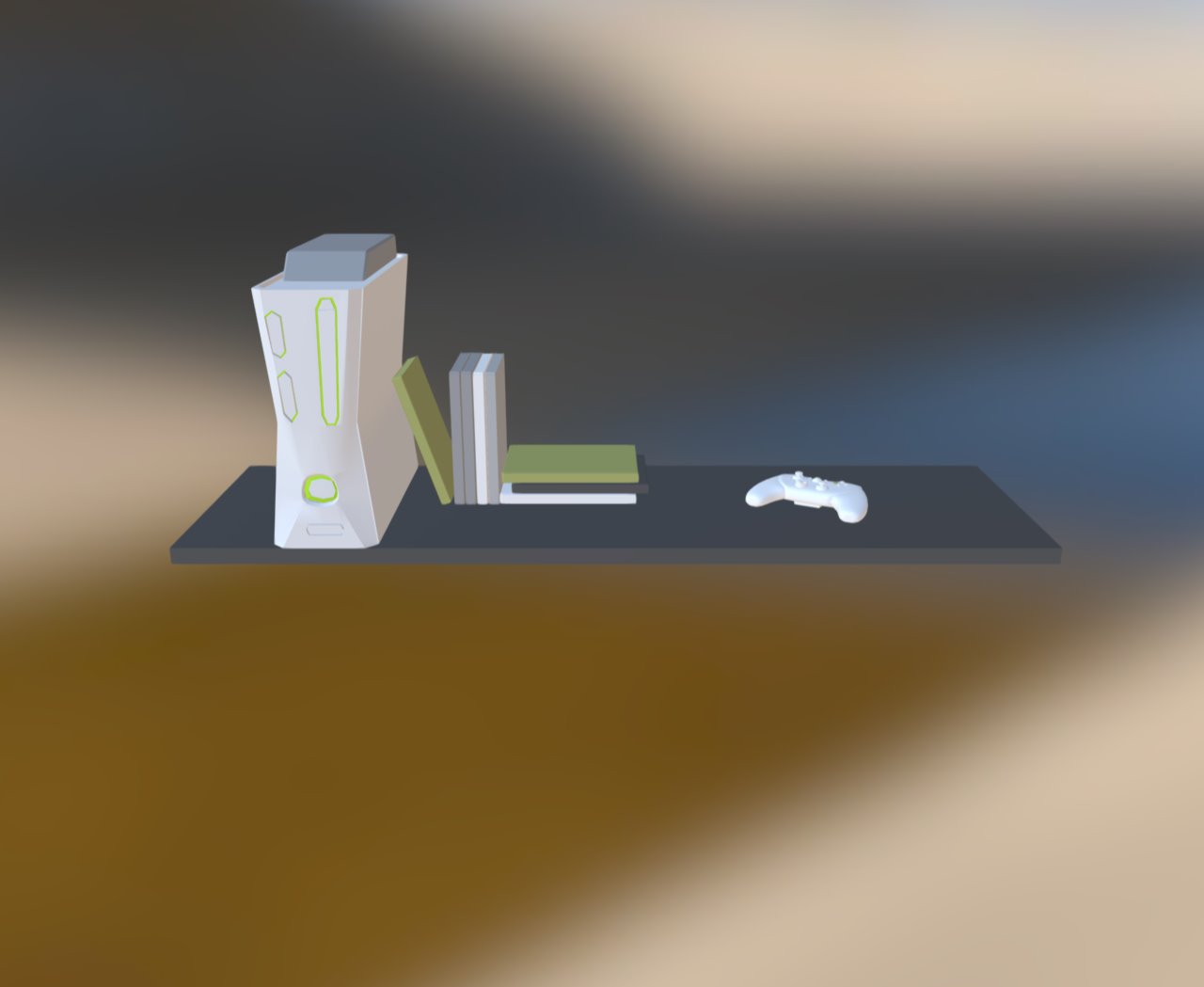 Game Console - 3D model by Isabella Gonzales (@isabellagonzales16 ...