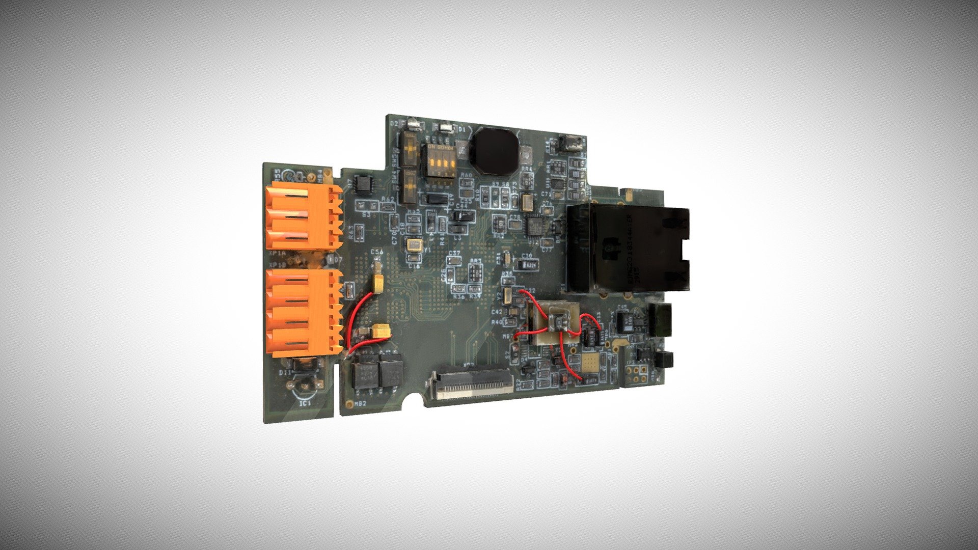 PCB - 3D model by ViktorJamrich [4ae2bf0] - Sketchfab