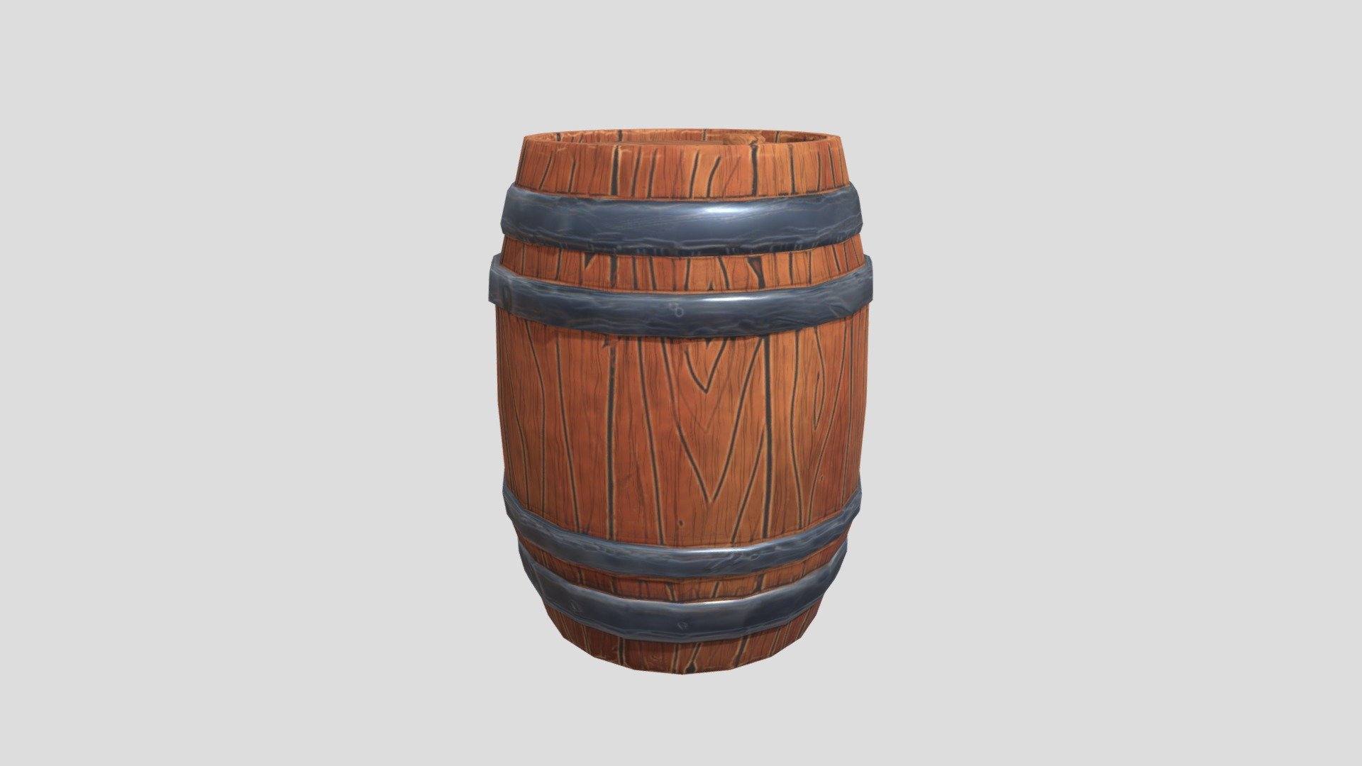 Stylized barrel - 3D model by Ievgen_Dee (@Kh1rby) [4ae44bd] - Sketchfab