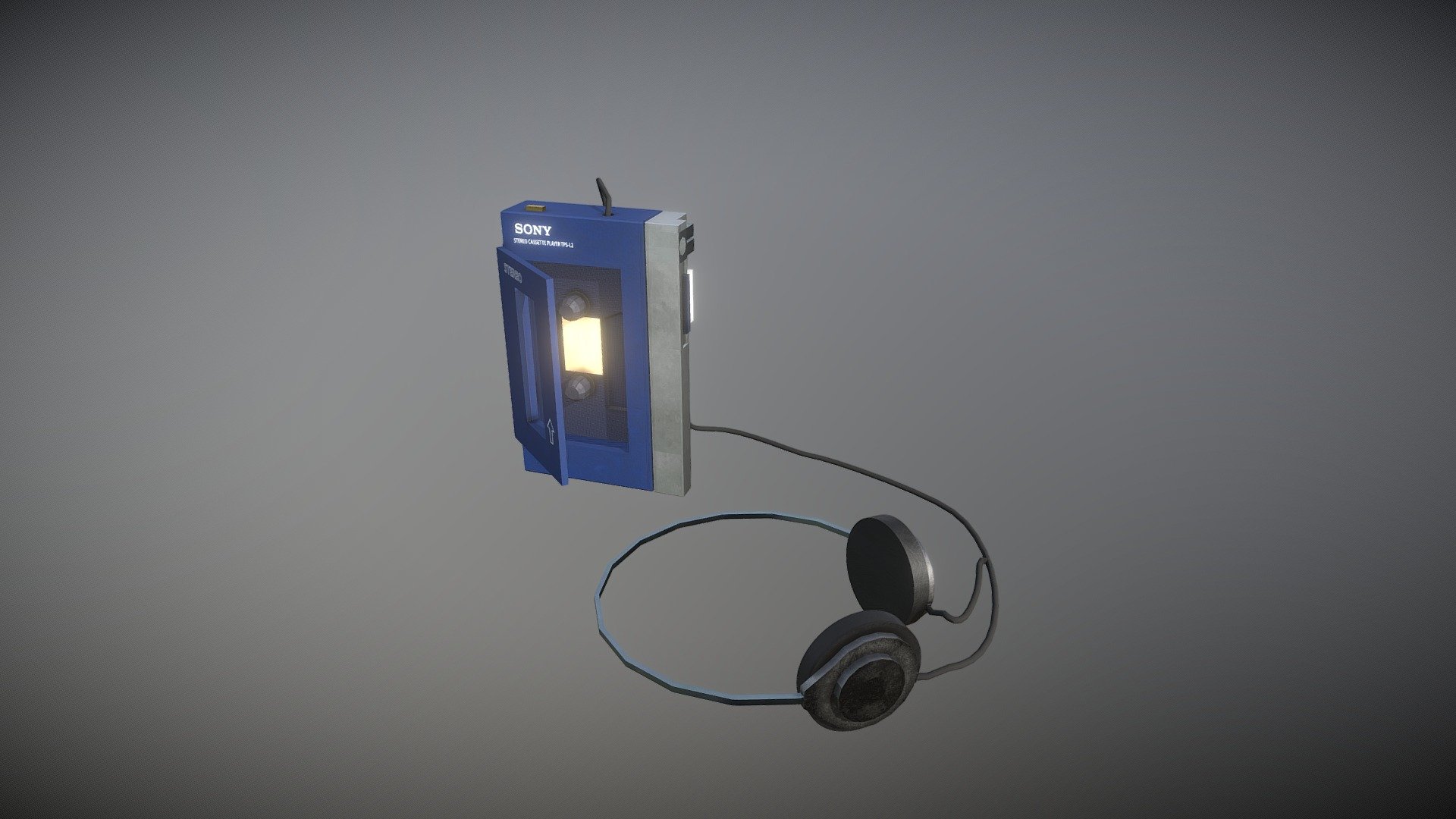 Sony Walkman - Download Free 3D model by Frenesí.multimedial (@frenesi ...
