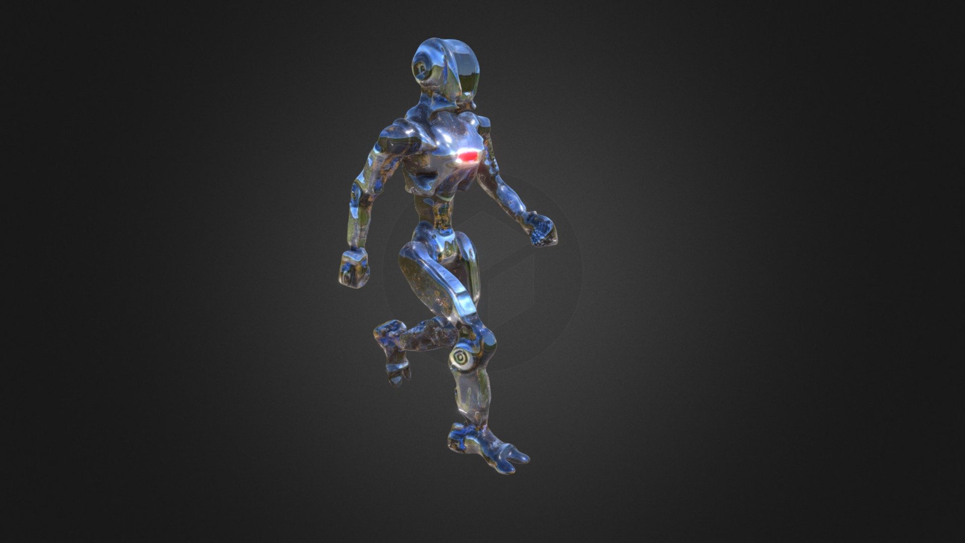 robot Walking animated (loop) - Download Free 3D model by vicente ...