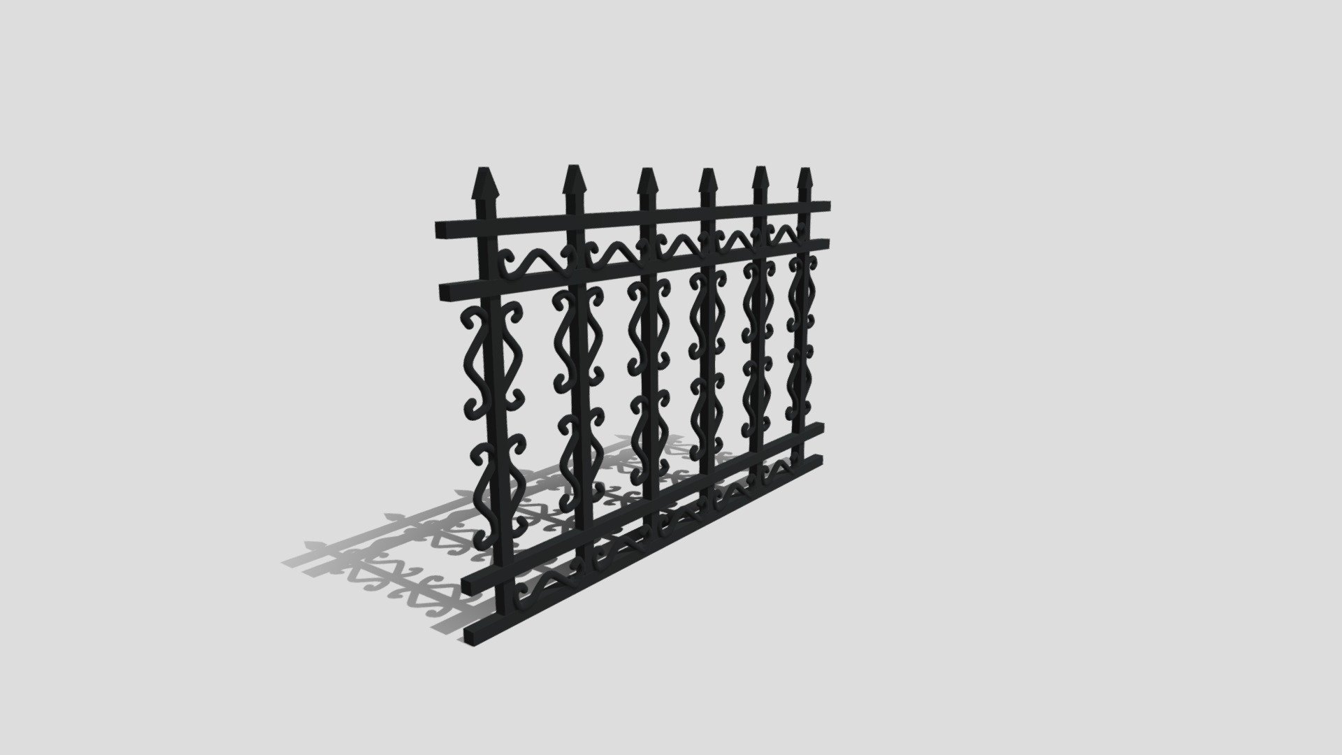 Fence - Download Free 3D model by Sba Stuff (@sbastuff) [4ae8729 ...