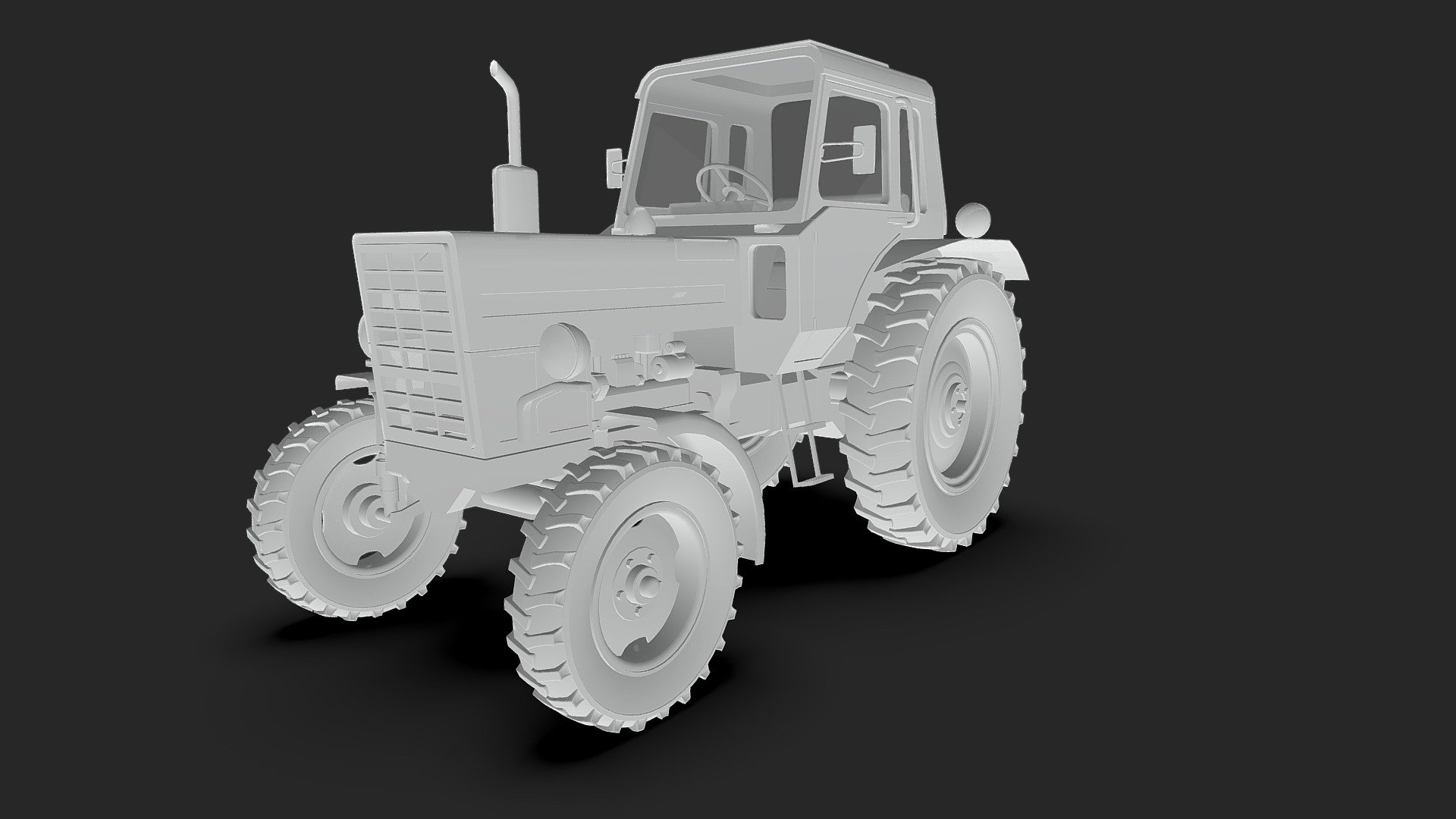 MTZ 80 - 3D model by stroporez79 [4ae90c0] - Sketchfab