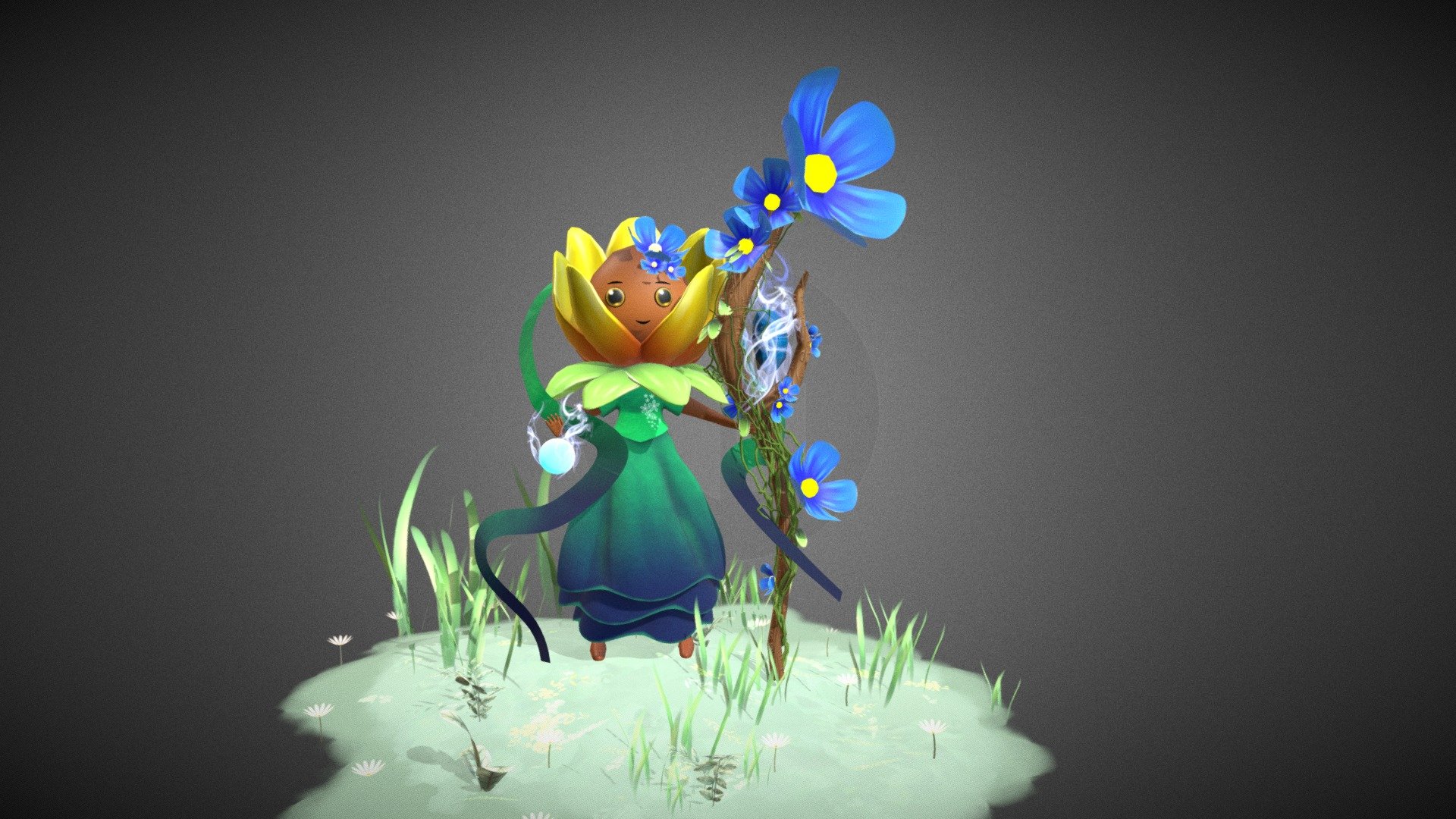 Flora - Download Free 3D model by LowPolyBoy [4aea102] - Sketchfab