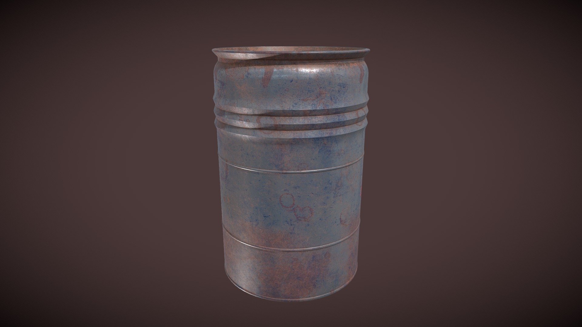 Old Metal Barrel - 3D model by Timofey Nikonov (@timnik478) [4aeb0e7 ...