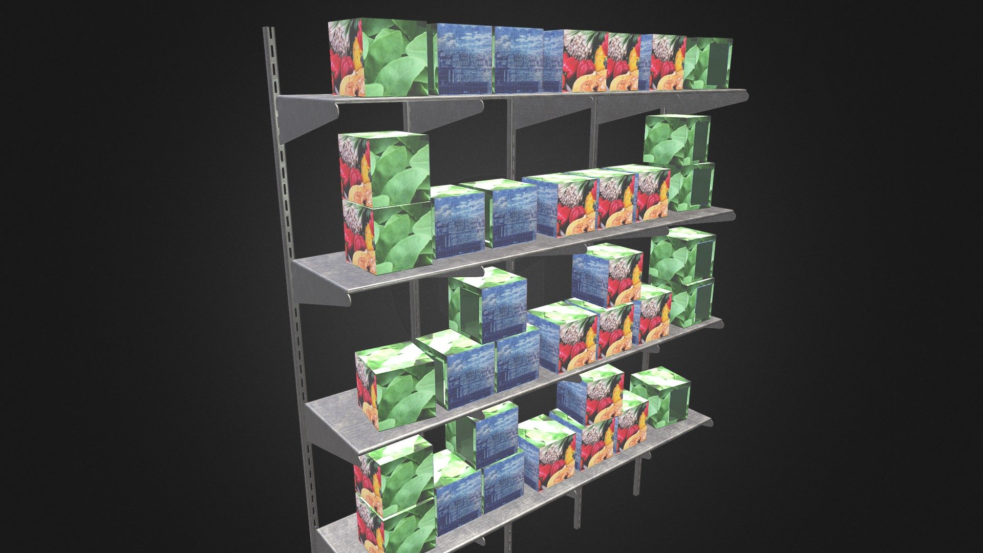 Store Wall Shelving - Download Free 3D model by jimbogies [4aeb9d6 ...