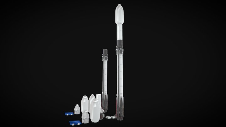 Spacex 3D models - Sketchfab
