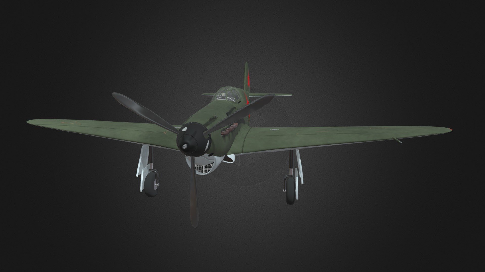 Yakovlev Yak-1 - 3D model by TonyAnima Projects (@TonyAnimaProjects ...