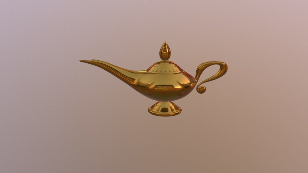 Alladin's Lamp - Download Free 3D model by carrtoonist [4aee21a ...