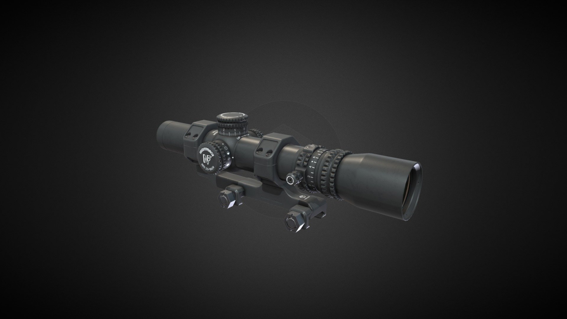 Nightforce NXS25 10x24 - Buy Royalty Free 3D model by Akinaro [4af01a3 ...