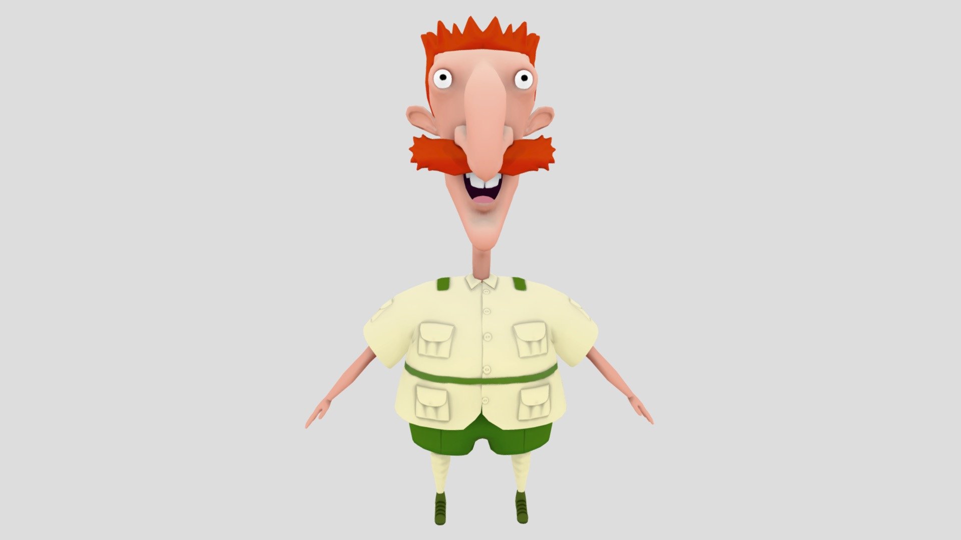 Nickelodeon All Star Brawl Nigel - 3D model by SMF Features Developed ...