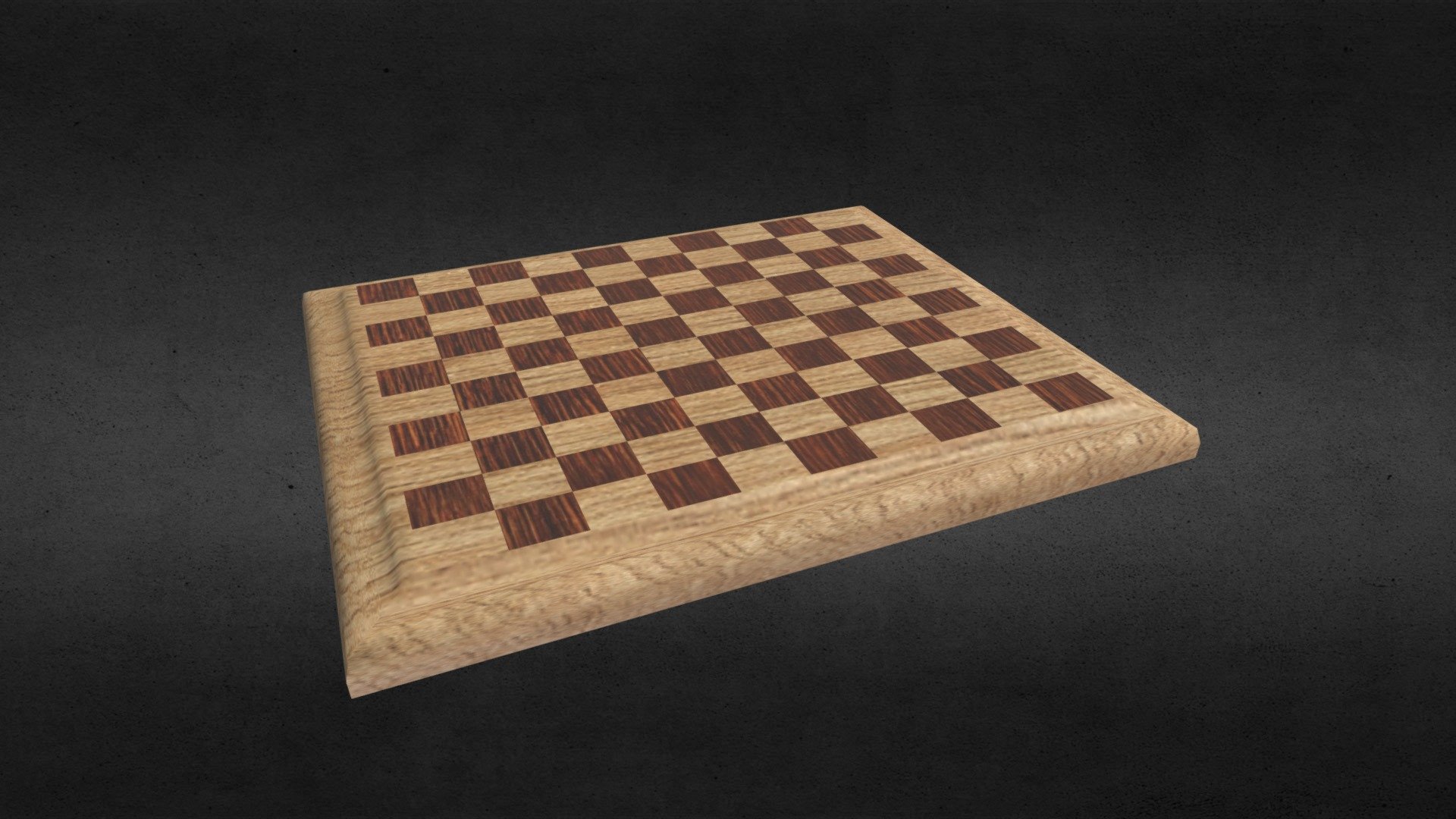 Checker Chopping Board - Download Free 3D model by B._.render (@Brendan ...