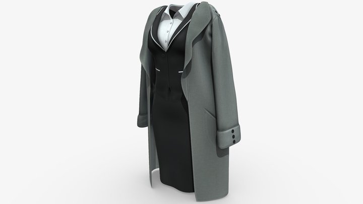 Coat 3D models - Sketchfab
