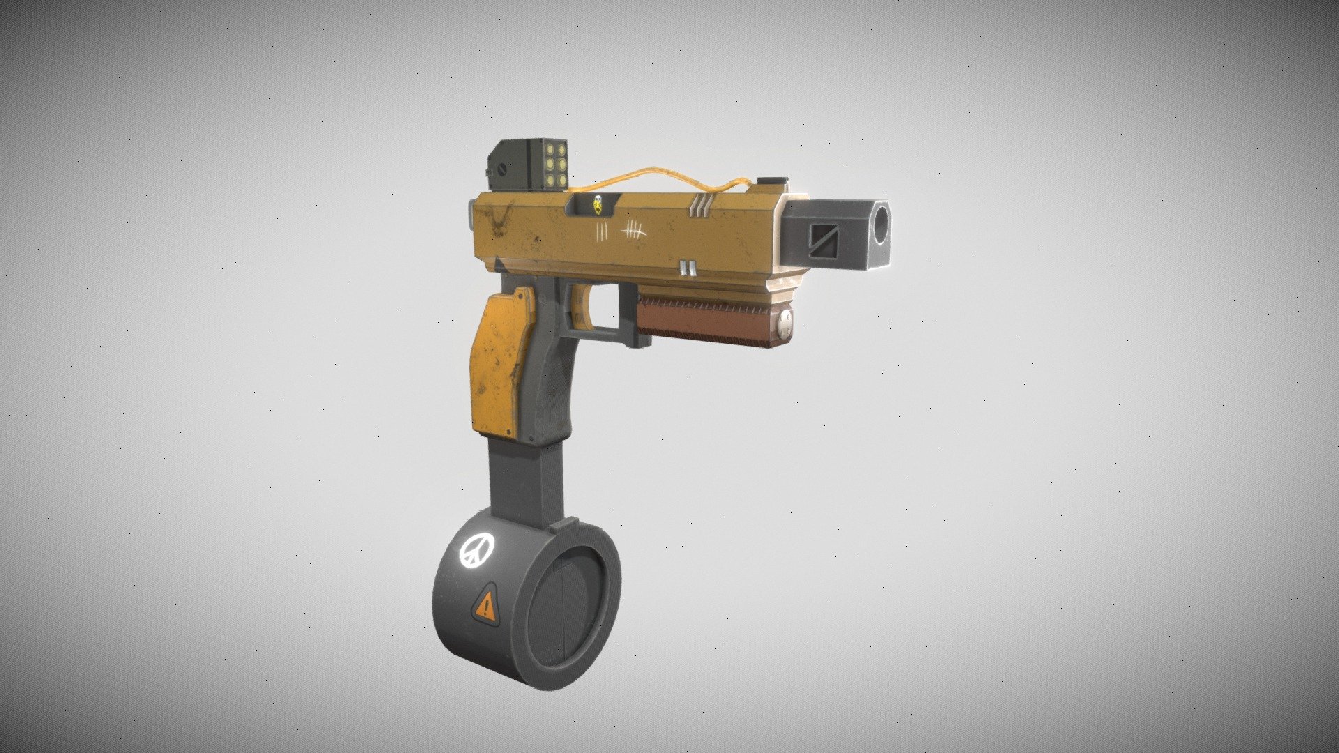 Stylized Pistol | Free Pistol - 3D model by Baked Chimps (@bakedchimps ...
